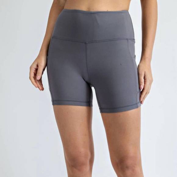 rae mode | Shorts | New Rae Mode Biker Shorts In Titanium | Poshmark